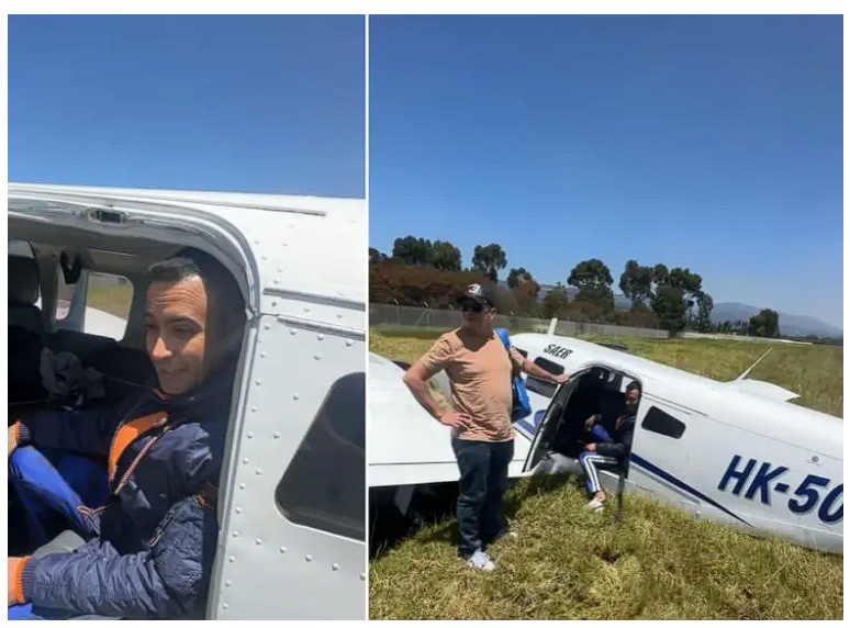 Jhon Alex Castaño ya había sufrido un incidente al aterrizar en el ...